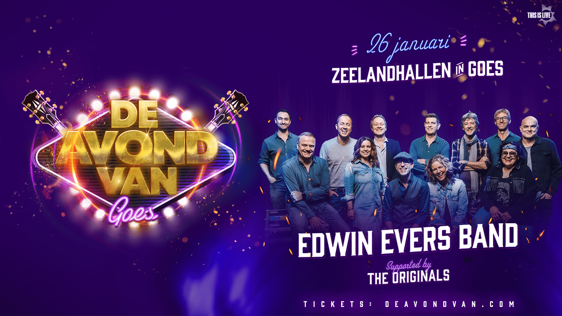 De Avond van Goes met de Edwin Evers Band - Zeelandhallen